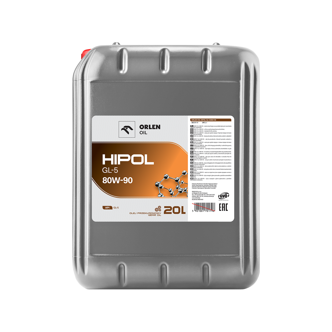 Orlen Oil HIPOL GL-5 80W-90 20L – Louis Industrial LIG