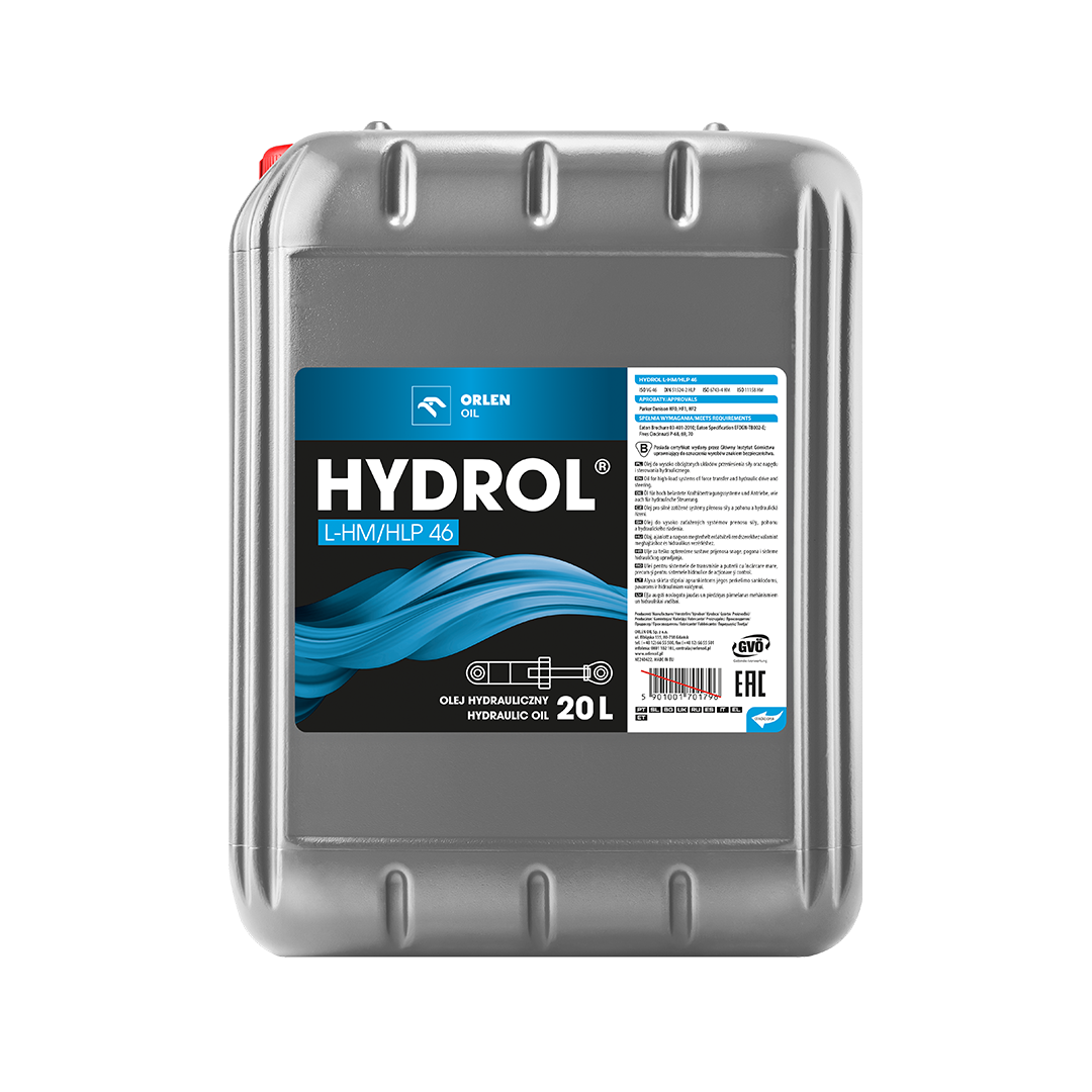 Orlen Oil HYDROL L-HM/HLP 46 20L – Louis Industrial LIG