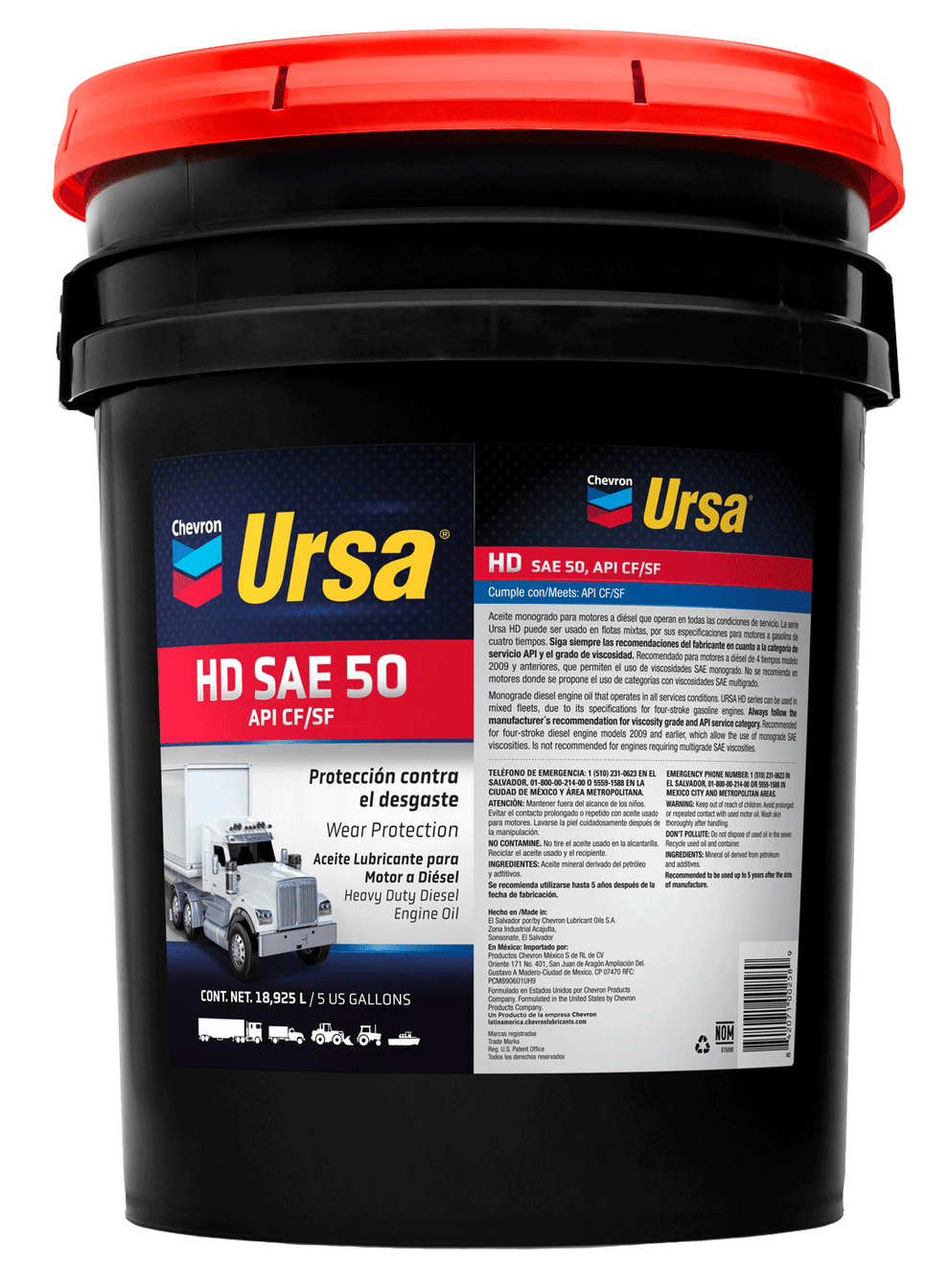 URSA HD SUPER SAE OIL 50 – Louis Industrial LIG