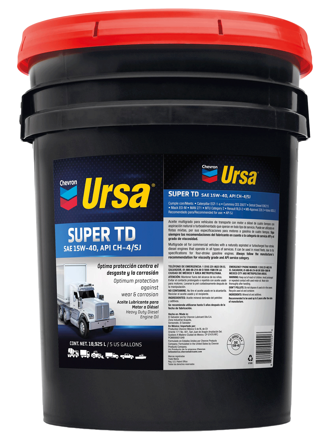 URSA SUPER TD SAE OIL 15W40 – Louis Industrial LIG